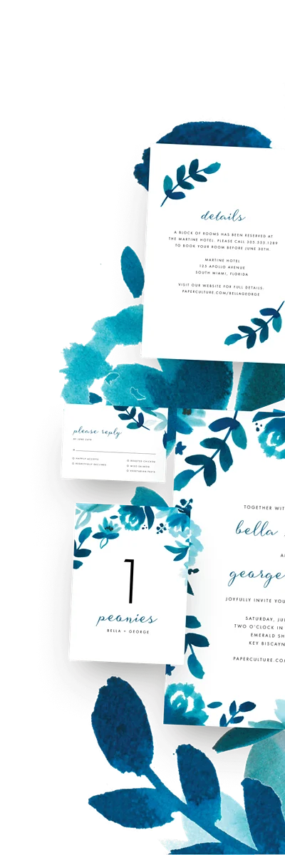 Wedding Invitations - Prints and Online Templates - Joy
