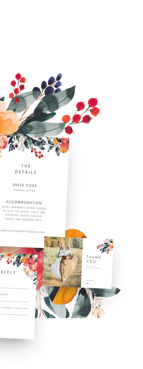 Wedding Invitations - Prints and Online Templates - Joy