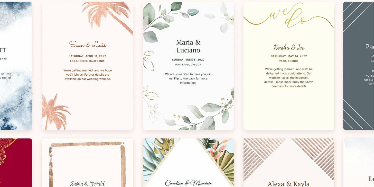 A Comprehensive Guide to Wedding Invitation Wording - Joy