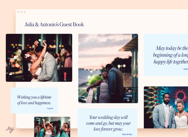 Plan your Virtual Wedding with Joy - Joy