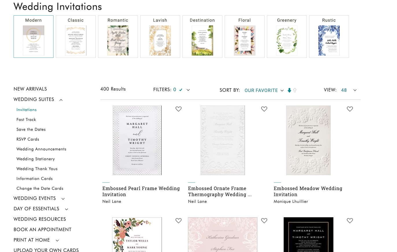 The Best Wedding Invitation Sites - Joy