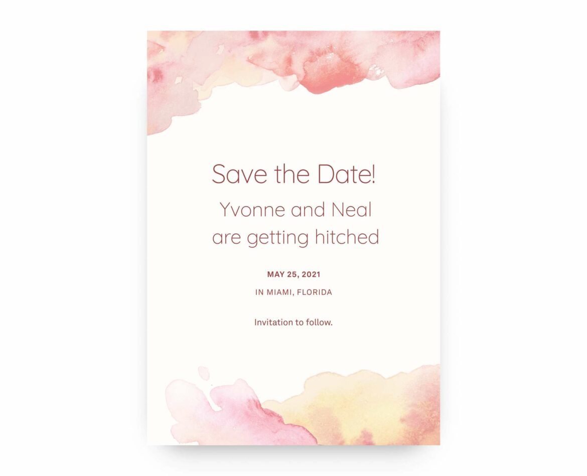 15 Save the Date Wording Examples & Etiquette - Joy