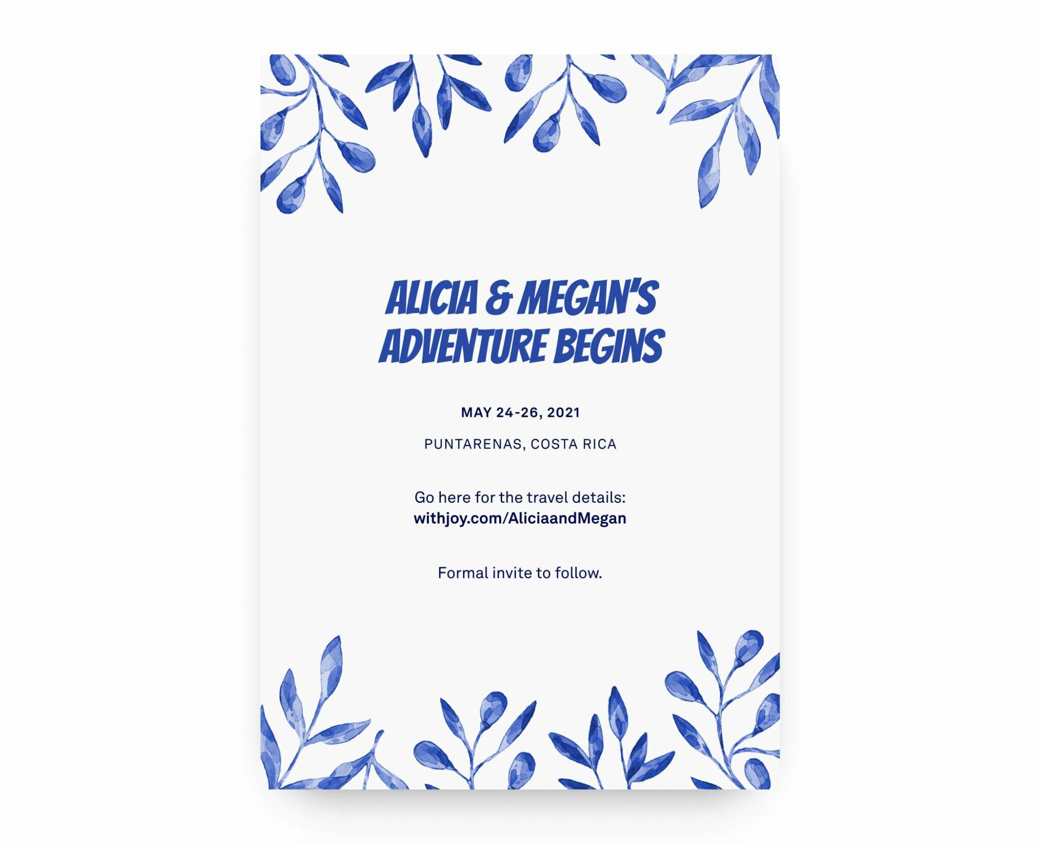 15 Save the Date Wording Examples & Etiquette - Joy