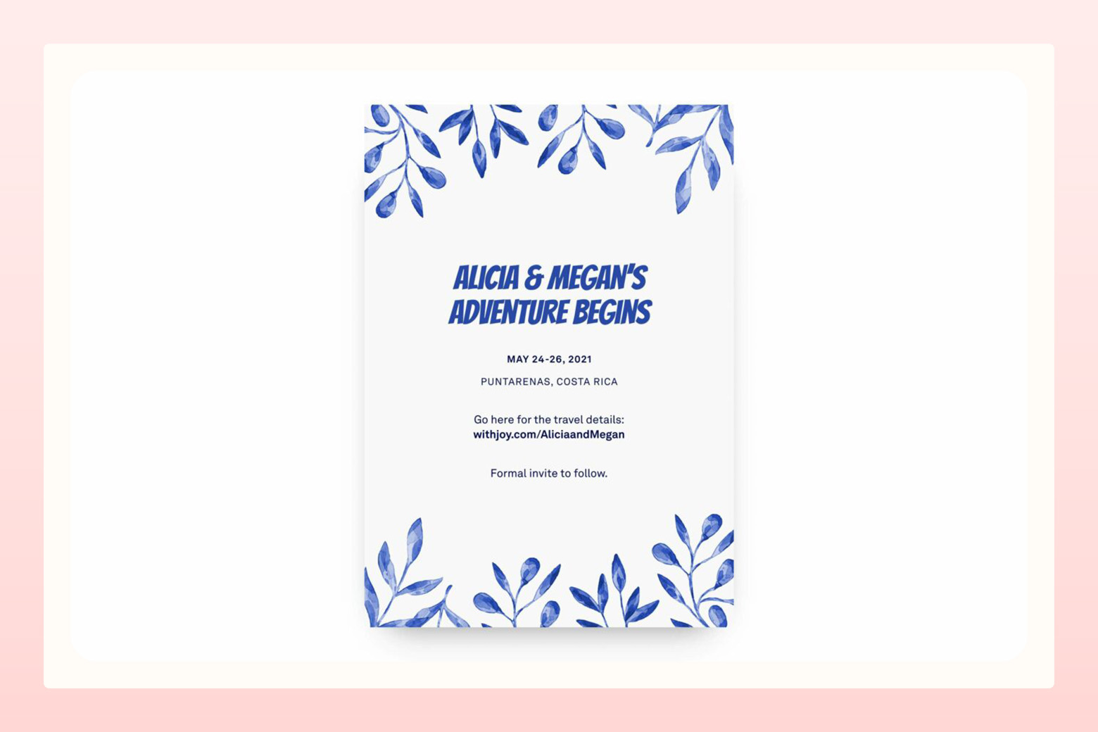 15 Save the Date Wording Examples & Etiquette - Joy