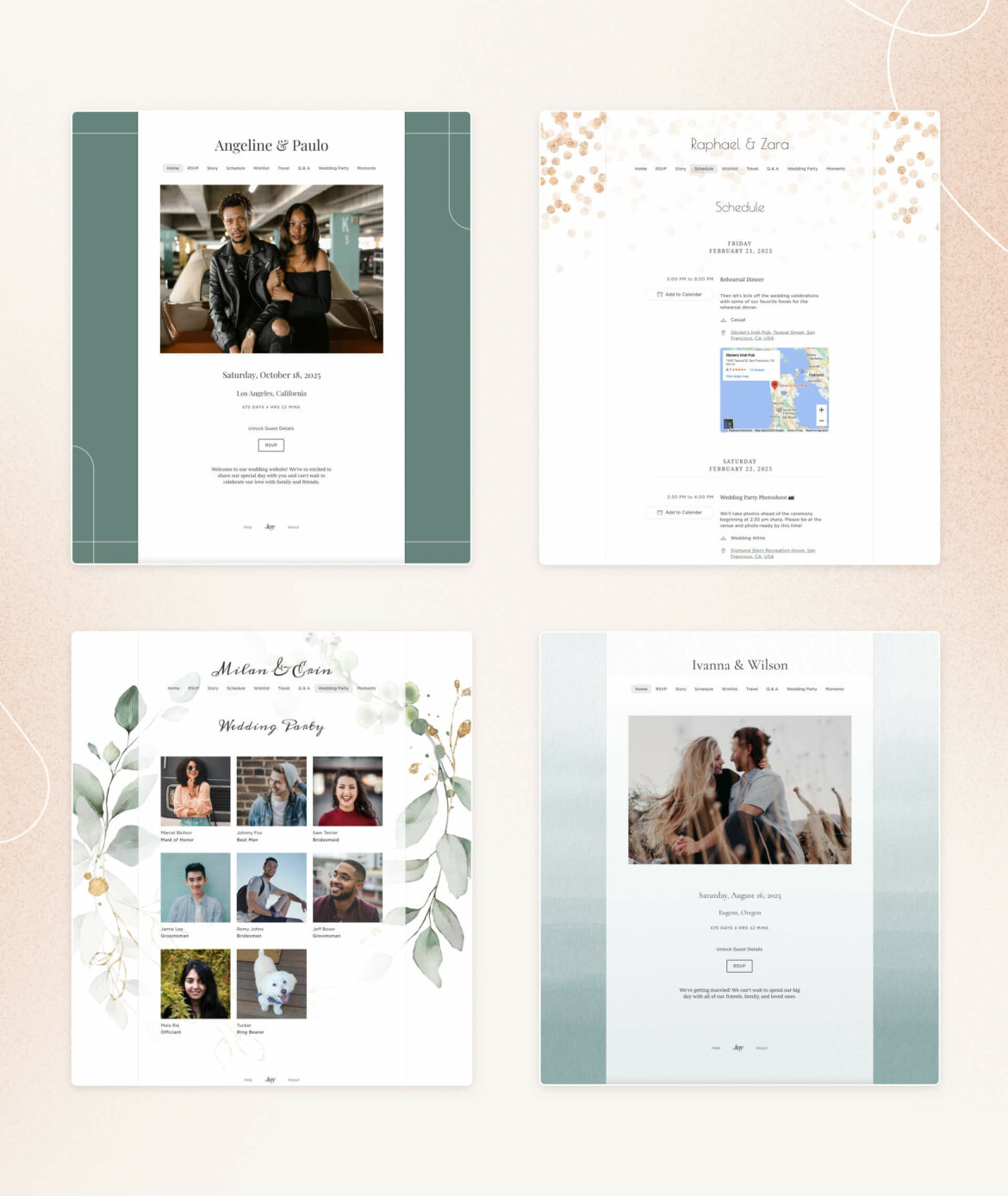 19 Tips for Building a Perfect Wedding Website - Joy