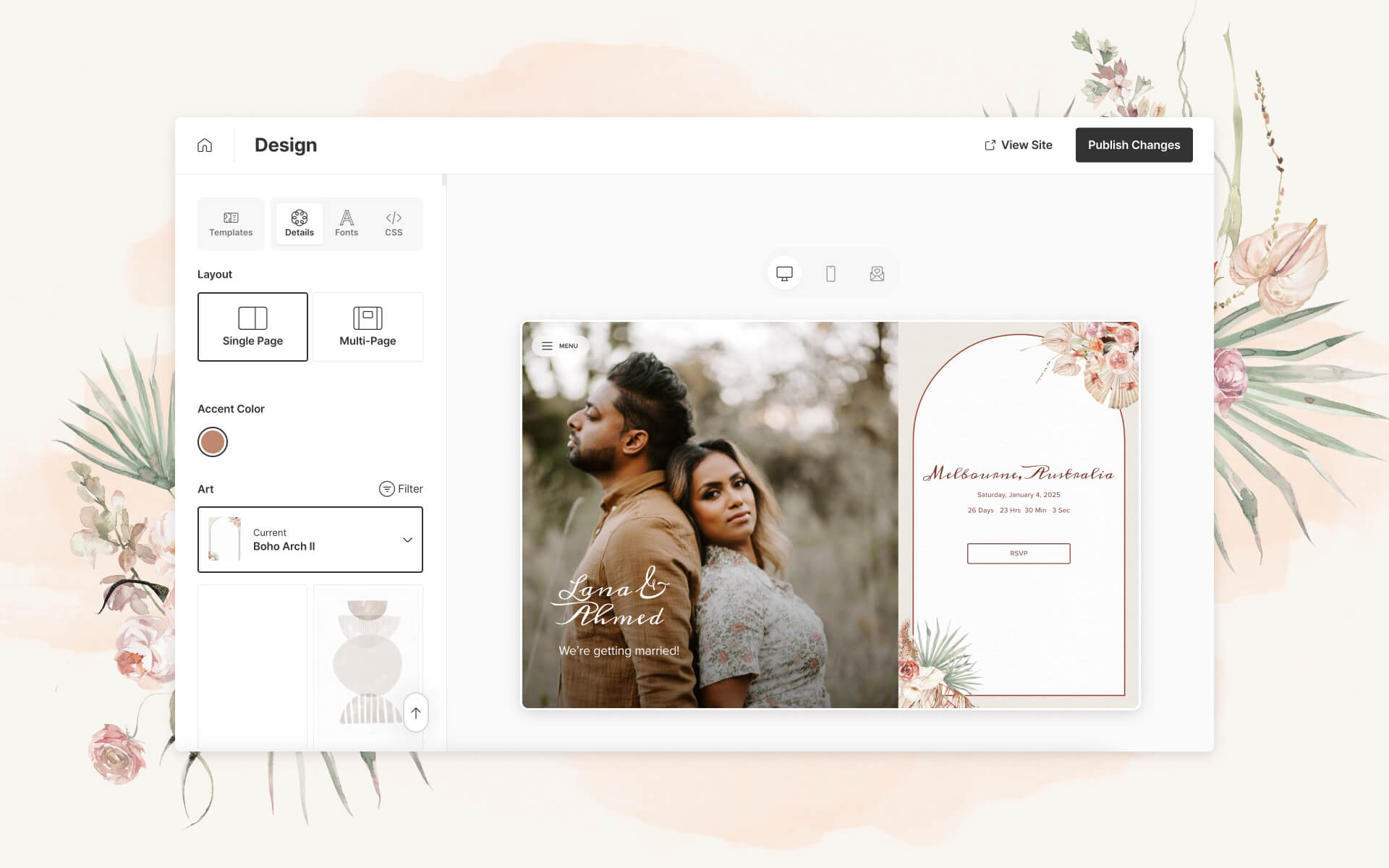 19 Tips for Building a Perfect Wedding Website - Joy