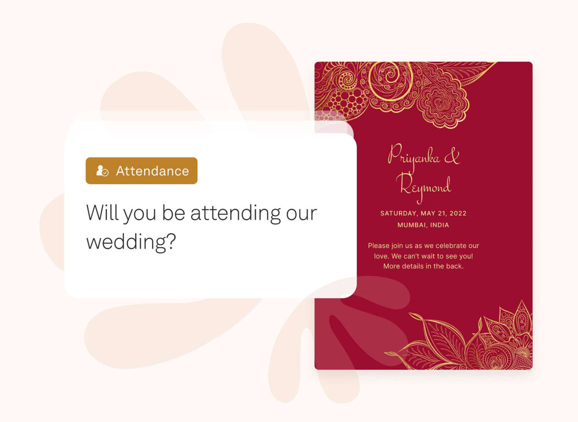Wedding RSVP Wording: 8 Examples for the Perfect Reply Card - Joy