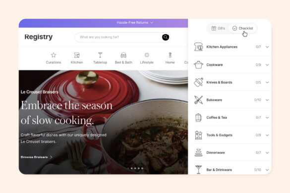 Your Perfect Wedding Registry Checklist | Joy