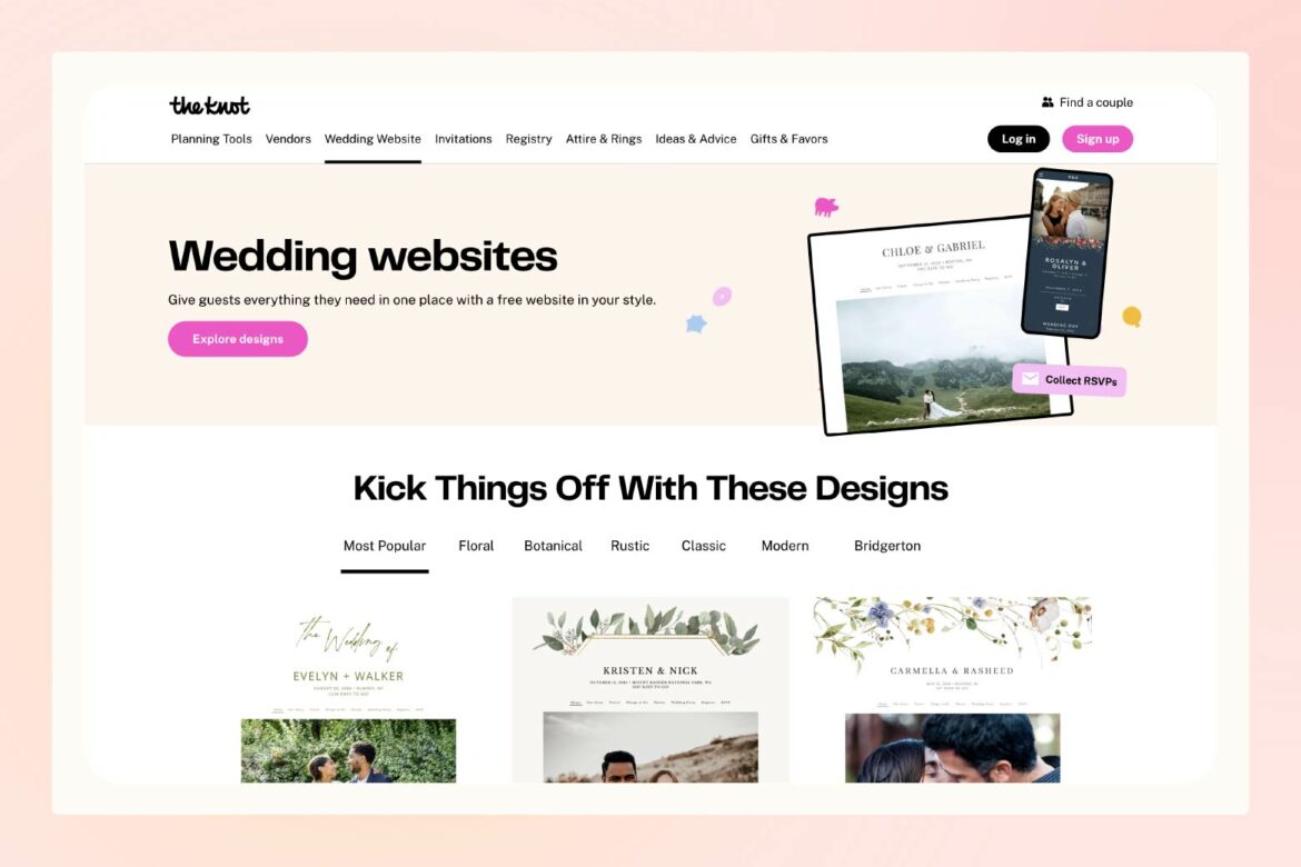 9 Best Wedding Websites to Plan Your Journey to "I Do!" - Joy