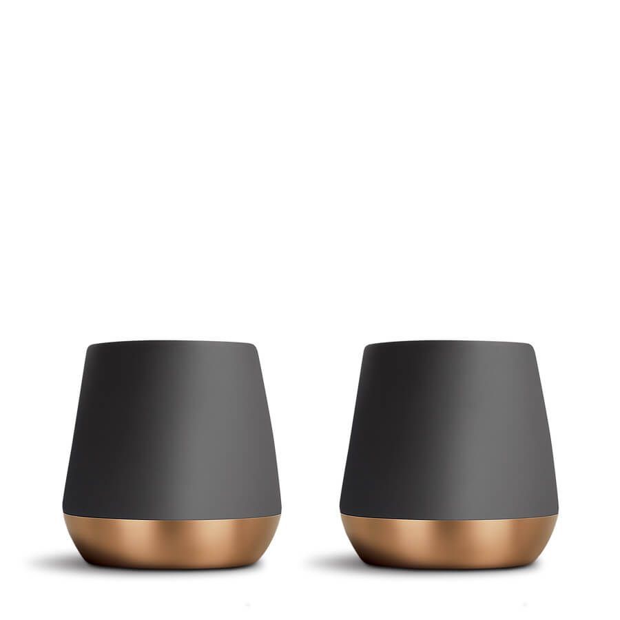 Fellow Joey Double Walled Ceramic Mug, Set of 2 in Matte Black, 2 Oz. | Joy