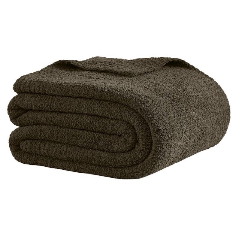 Sunday Citizen Snug Bed Blanket in Mocha, Queen | Joy