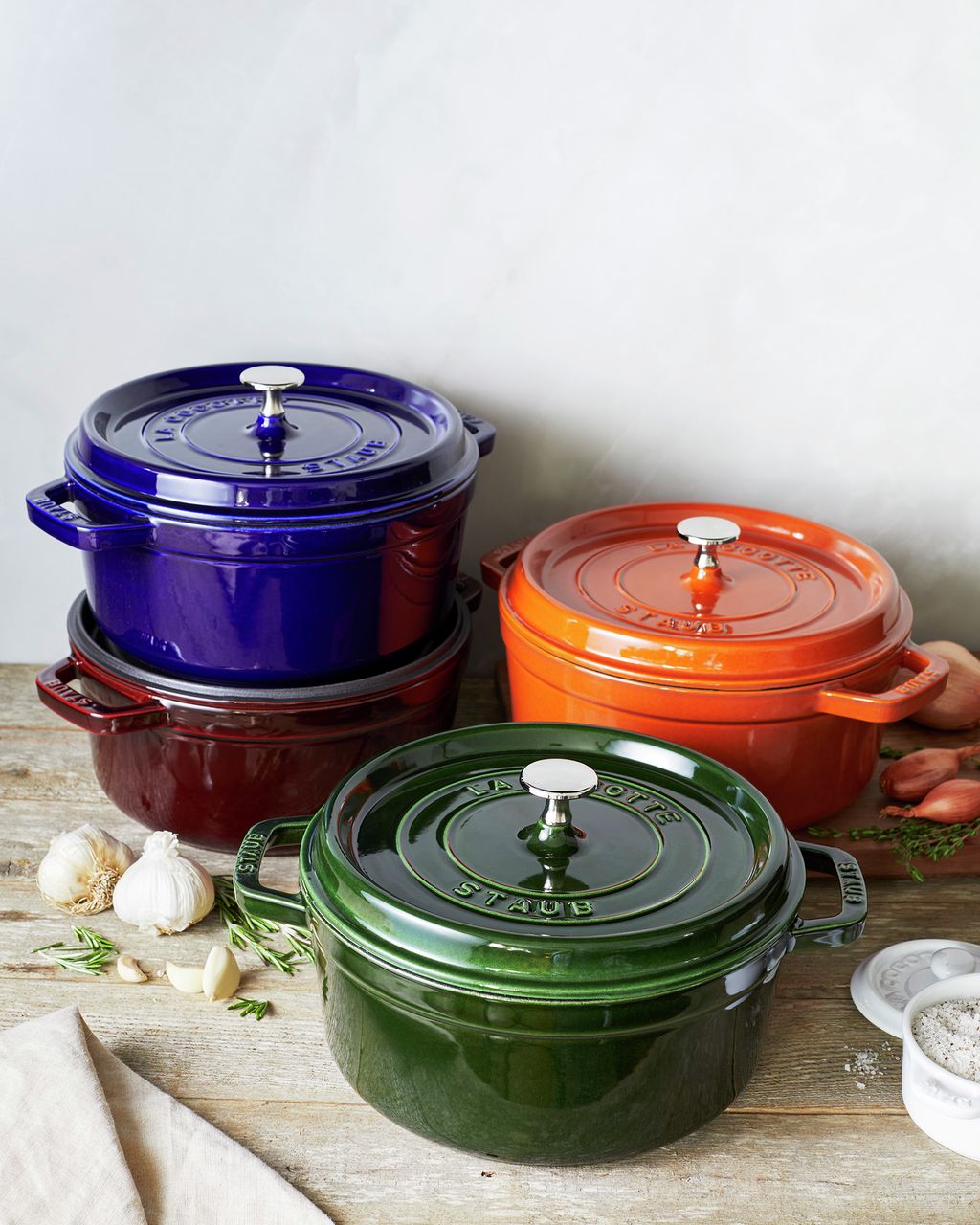 Staub Round Cocotte in Basil, 4 Qt. | Joy