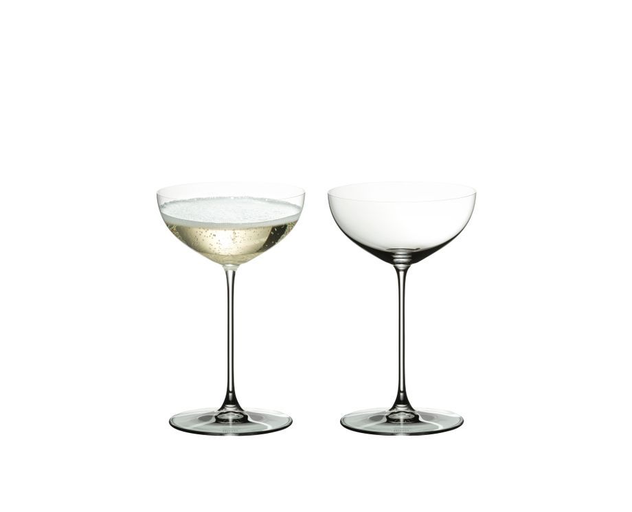 Riedel Veritas Coupe/Moscato/Martini Wine Glasses, Set of 2 | Joy