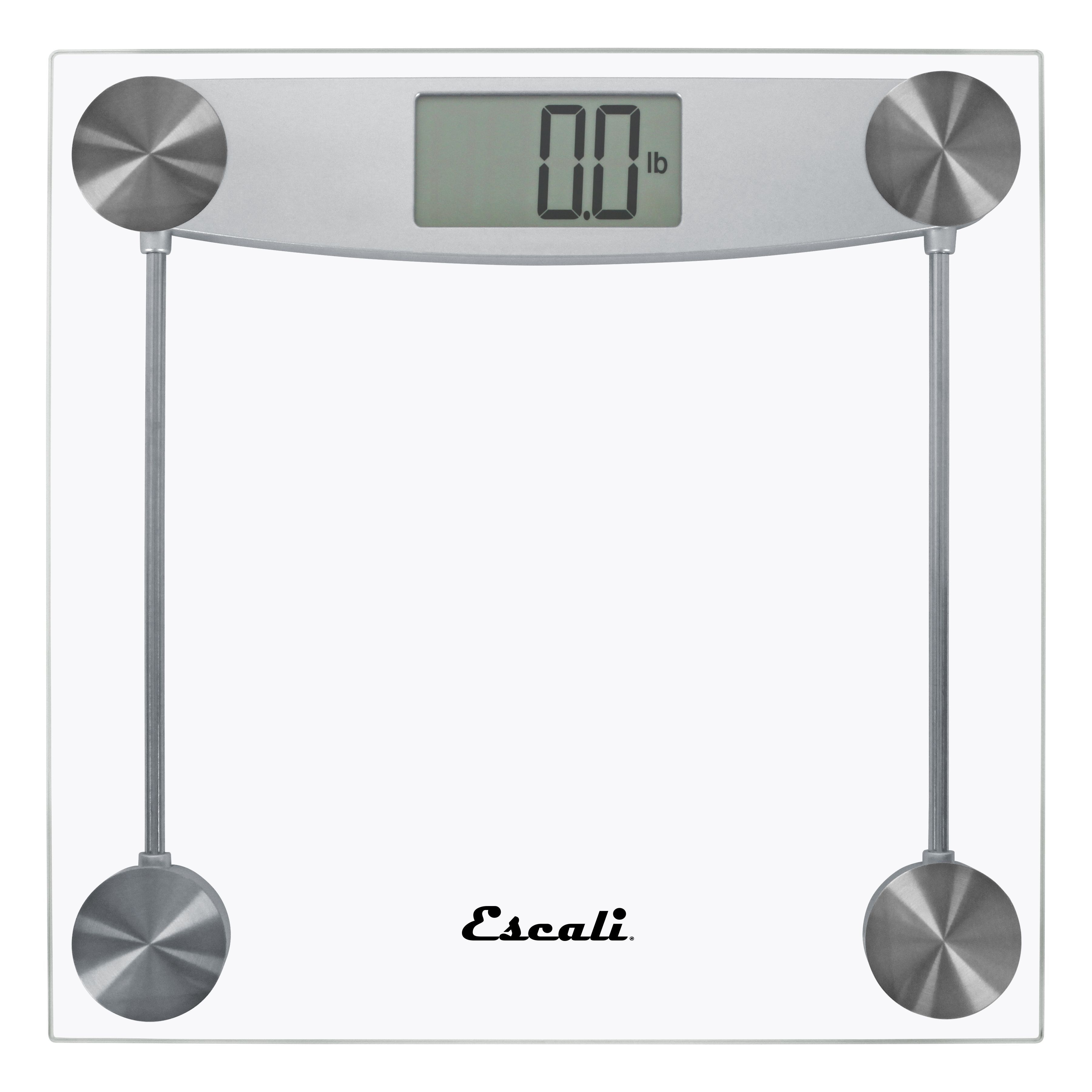 Escali Glass and Chrome Bathroom Scale | Joy