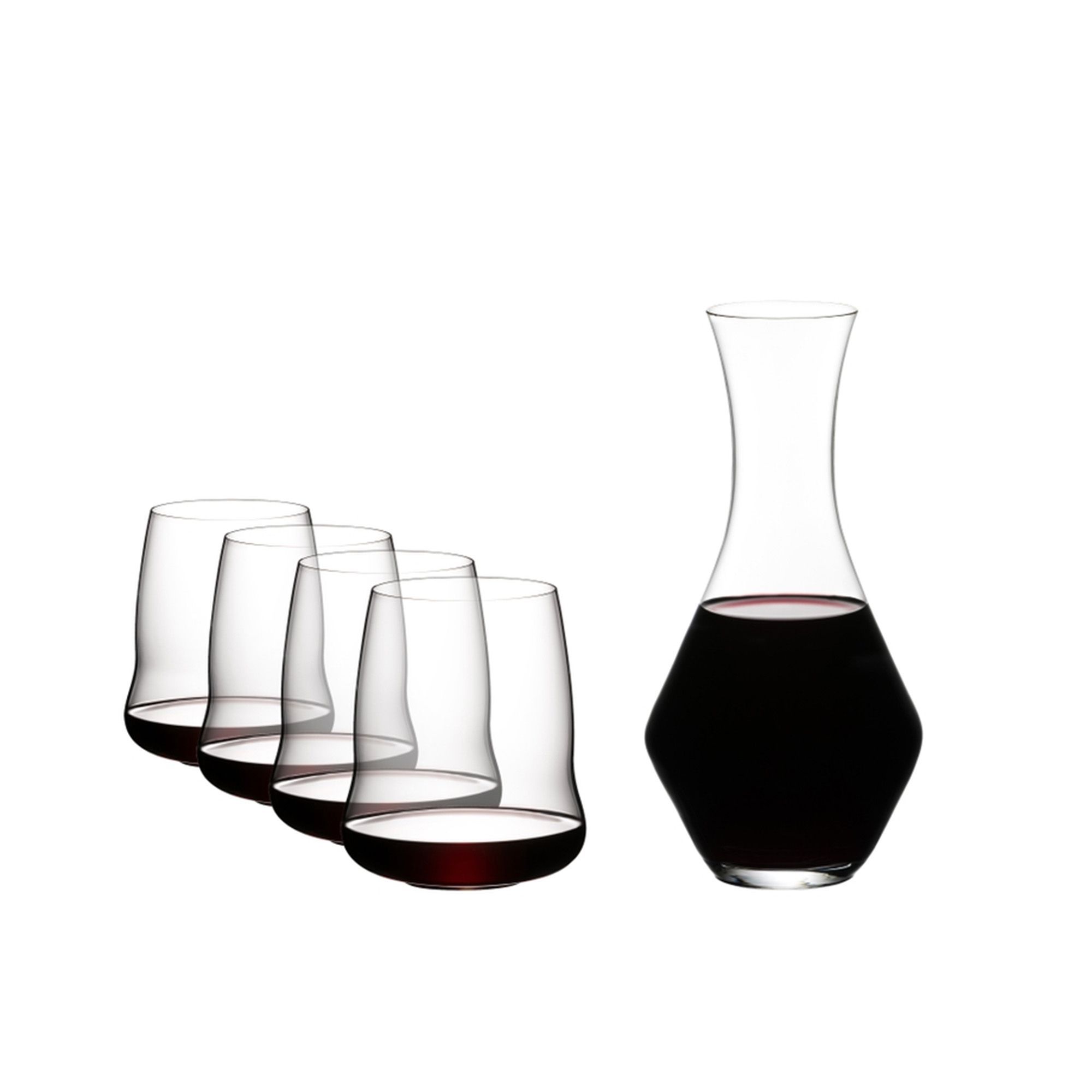 Riedel SL Stemless Wings Wine Glass Set with Decanter | Joy