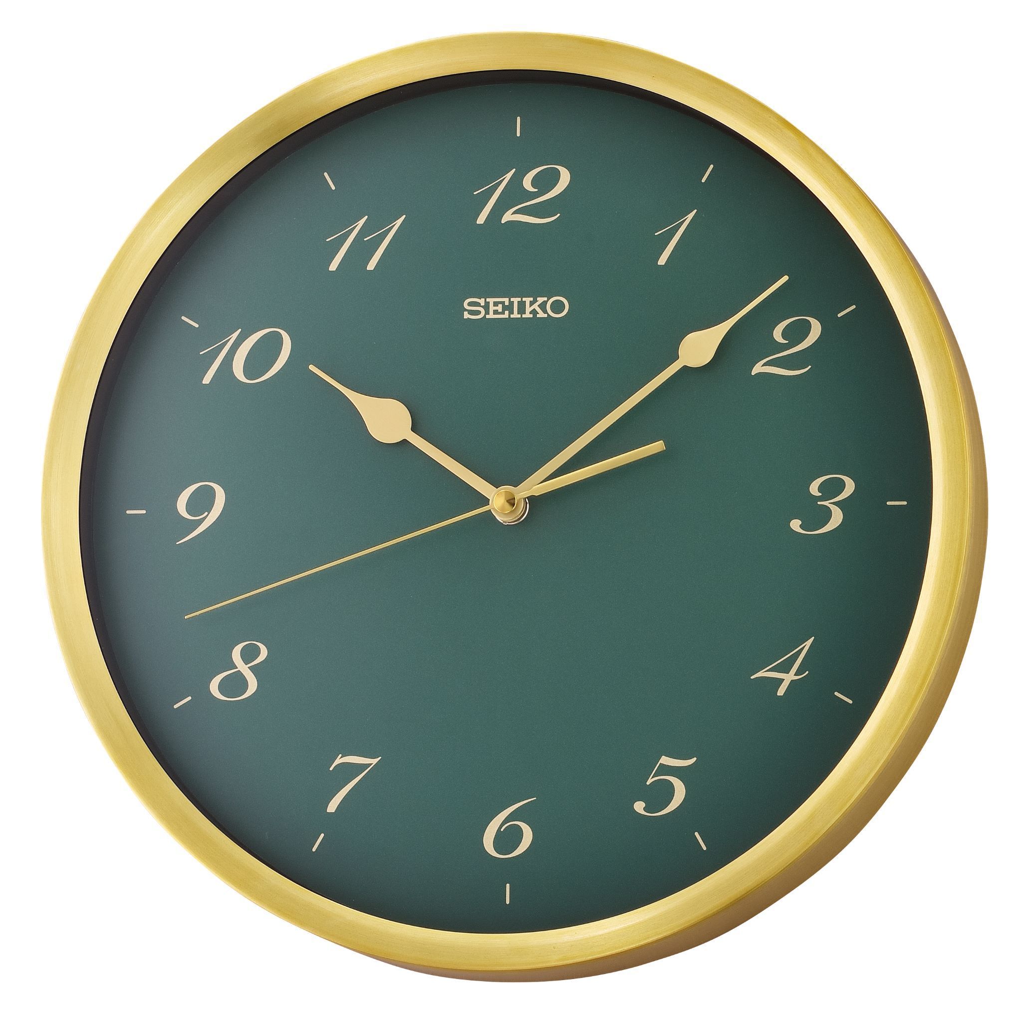 Seiko Saito Wall Clock in Green | Joy