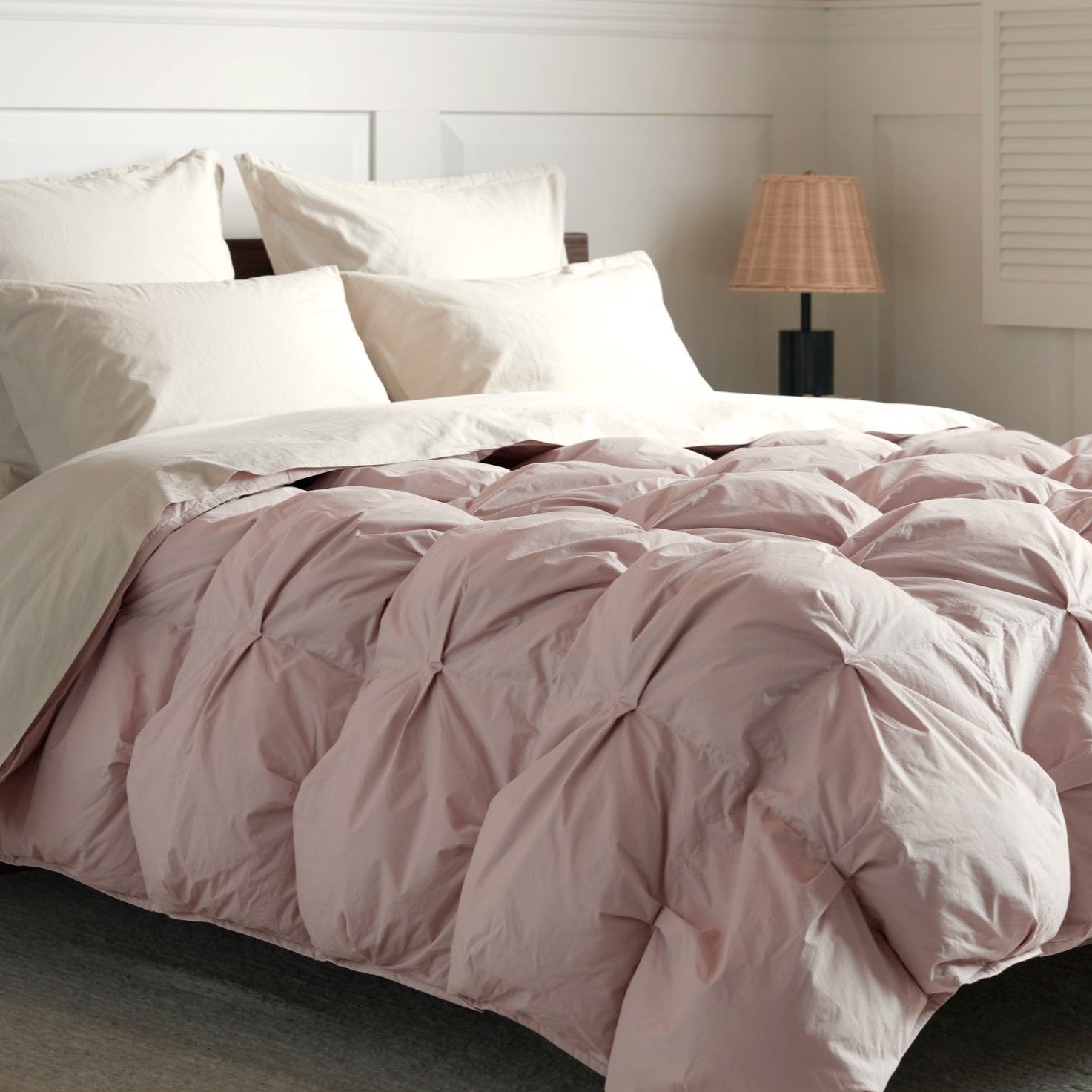 Parachute Organic Cotton Puff Comforter in Haze, Full/Queen | Joy