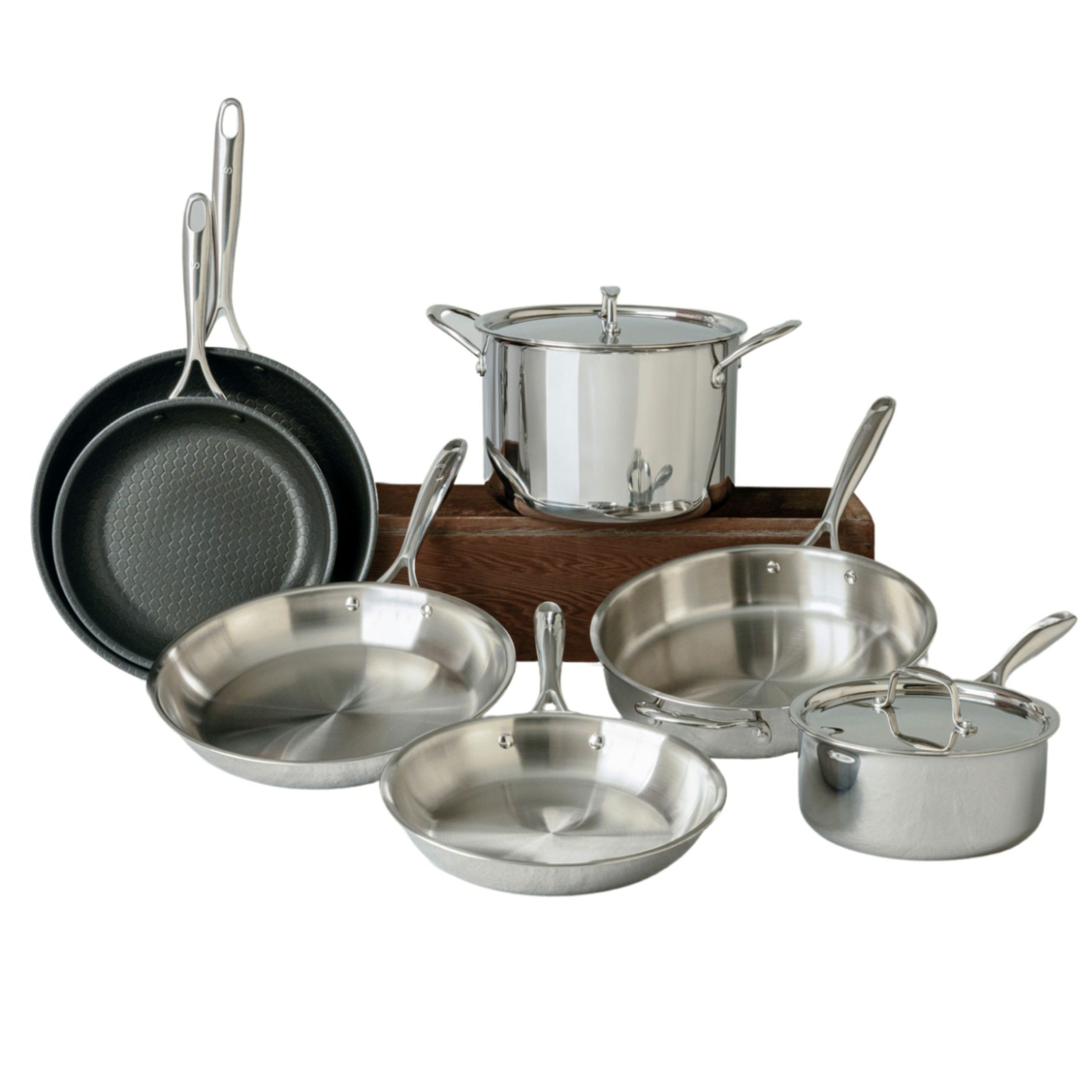 Sardel 12-Piece Stainless Steel Cookware Set | Joy