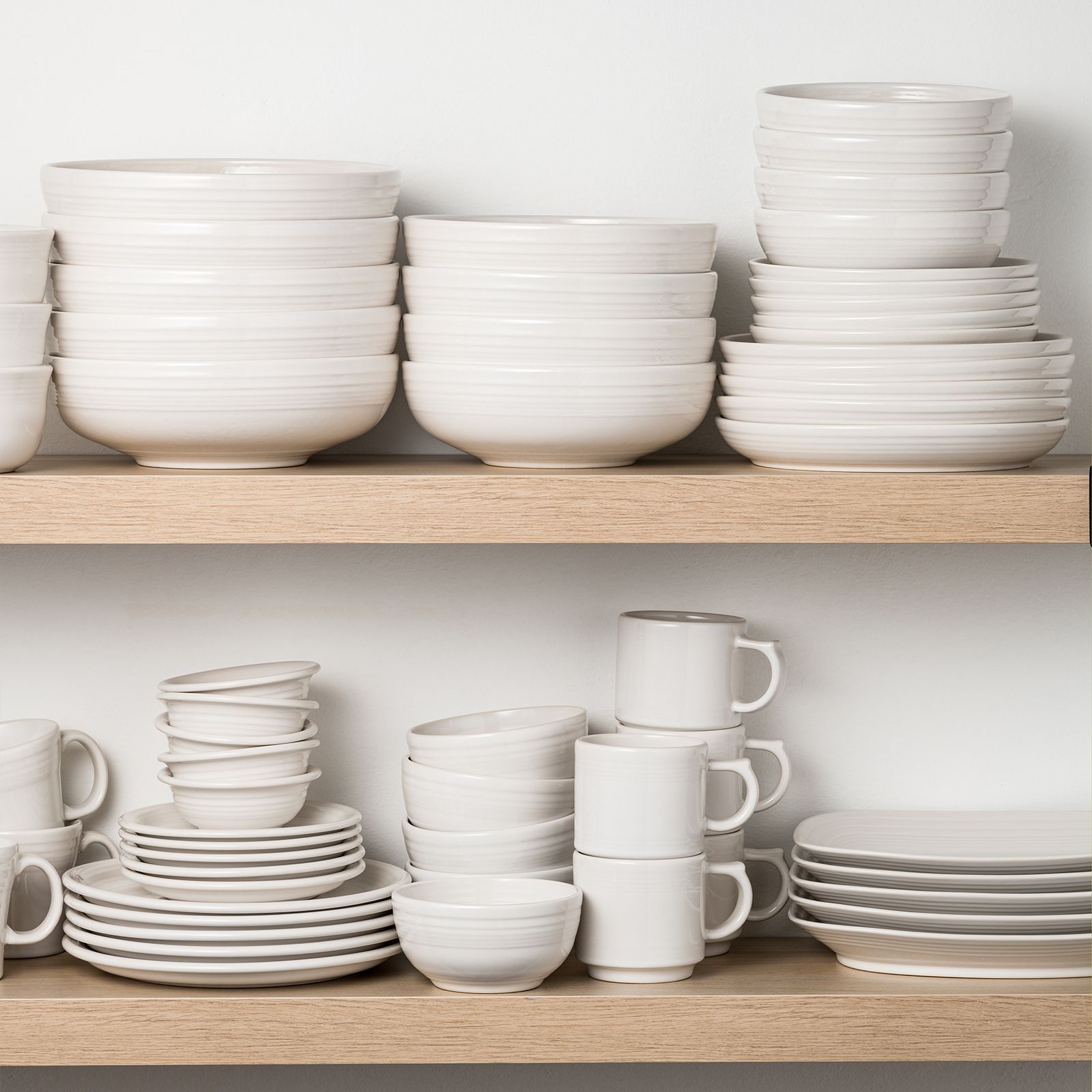 Fiesta Bistro 12-Piece Dinnerware Set in White, Service for 4 | Joy