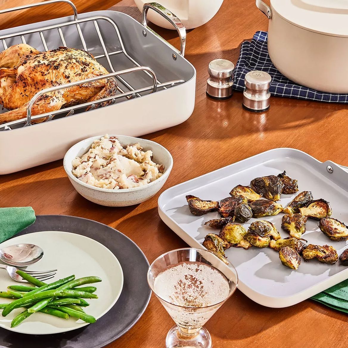 Caraway 7 Piece Squareware Set in Cream | Joy