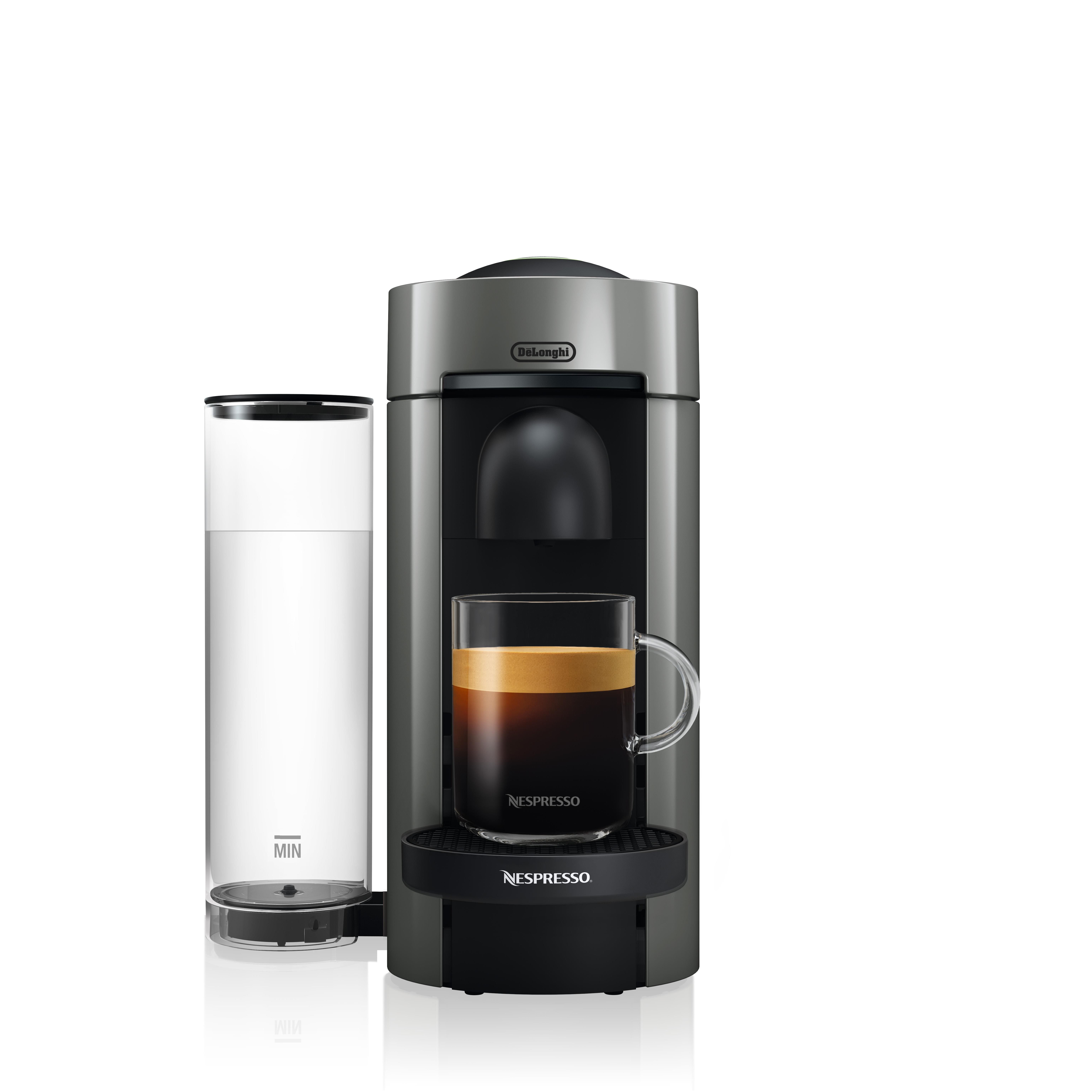 Nespresso Vertuo Plus Coffee and Espresso Machine by De'Longhi in Grey ...