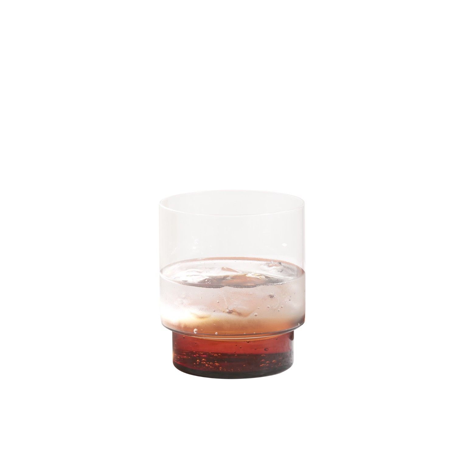 Aaron Probyn Rye Beer Glasses in Dark Amber & Clear, Set of 2 | Joy