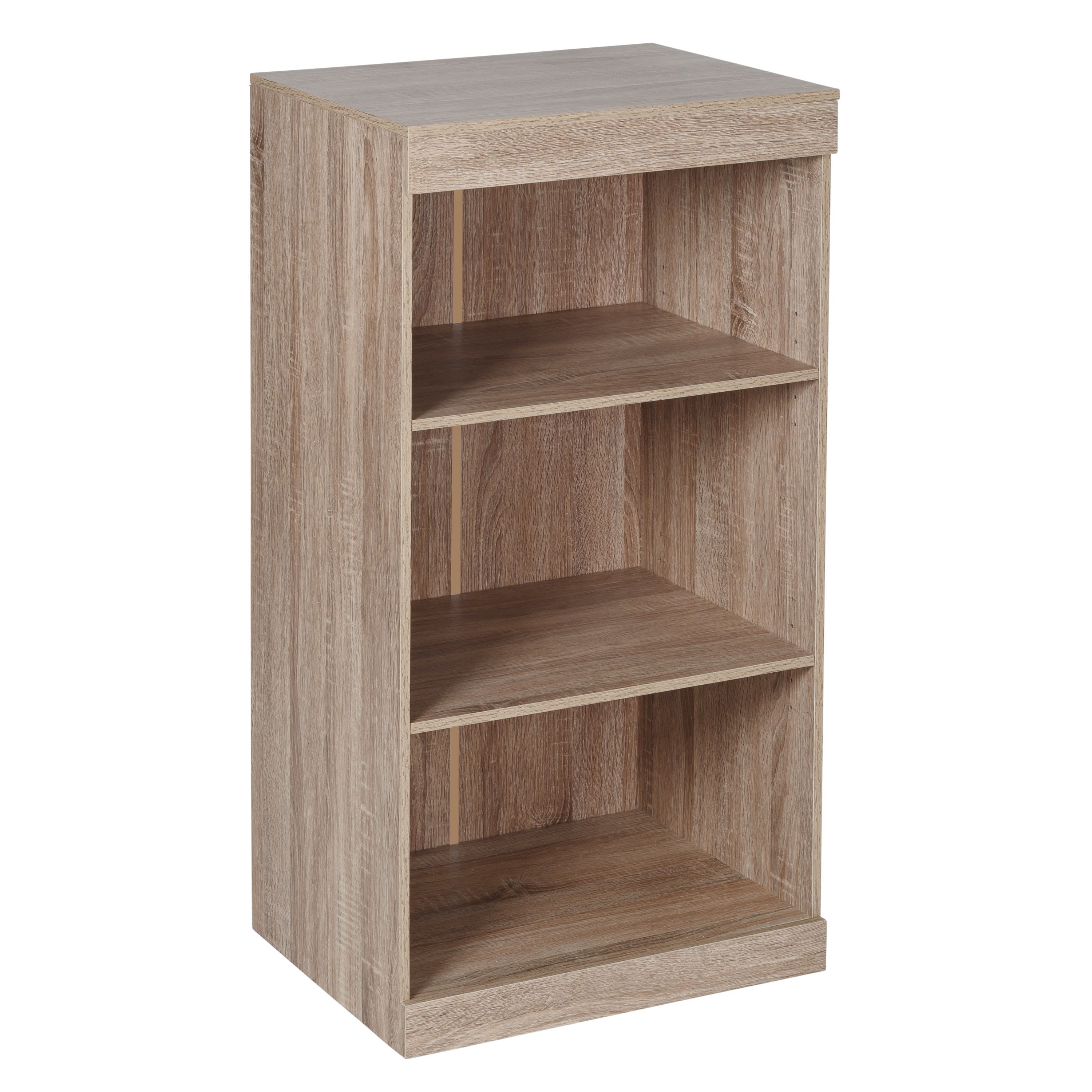 Honey-Can-Do Freestanding 3-Shelf Stackable Unit with Wood Finish | Joy