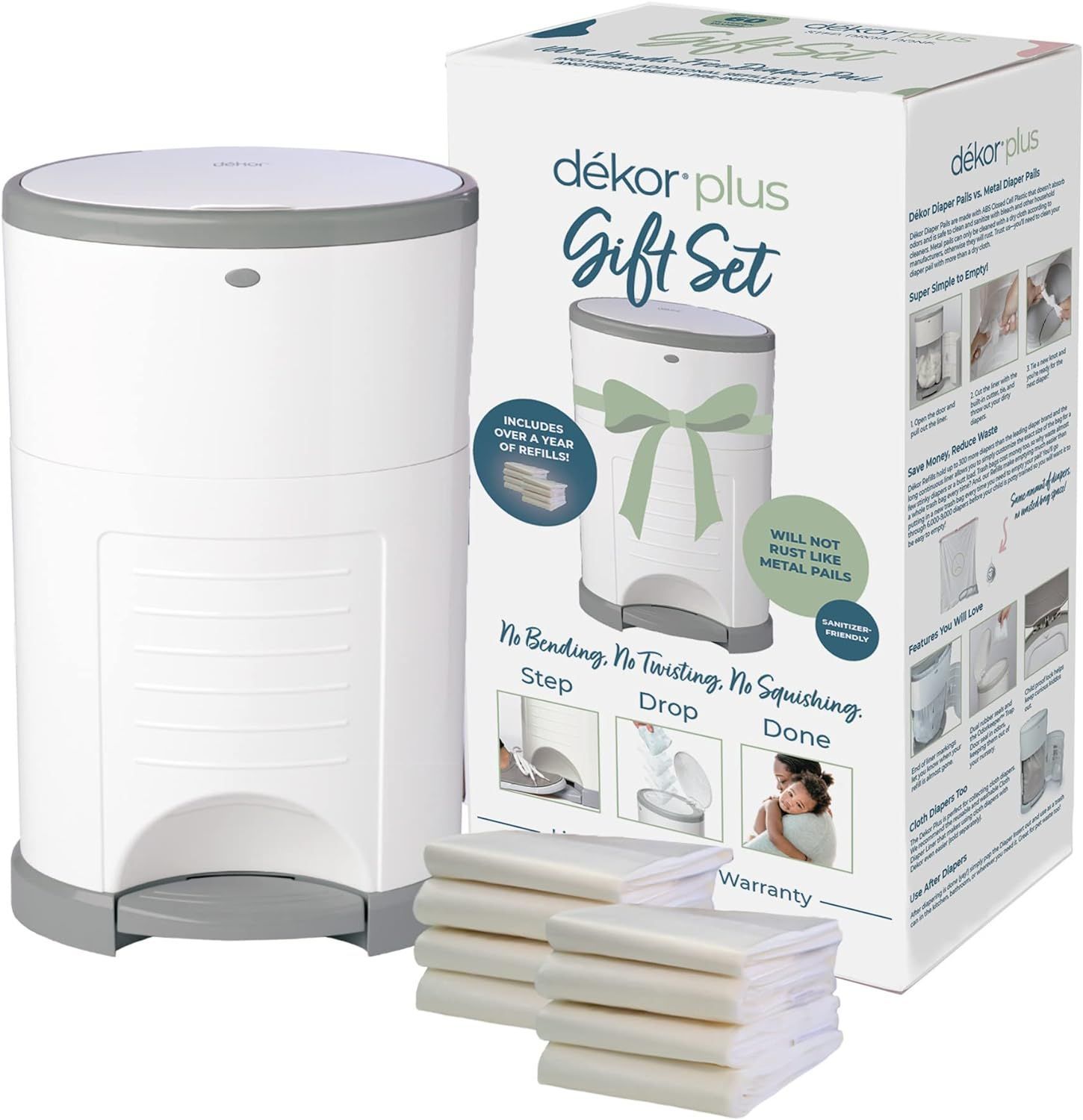 Dékor Plus Diaper Pail Gift Set | Joy