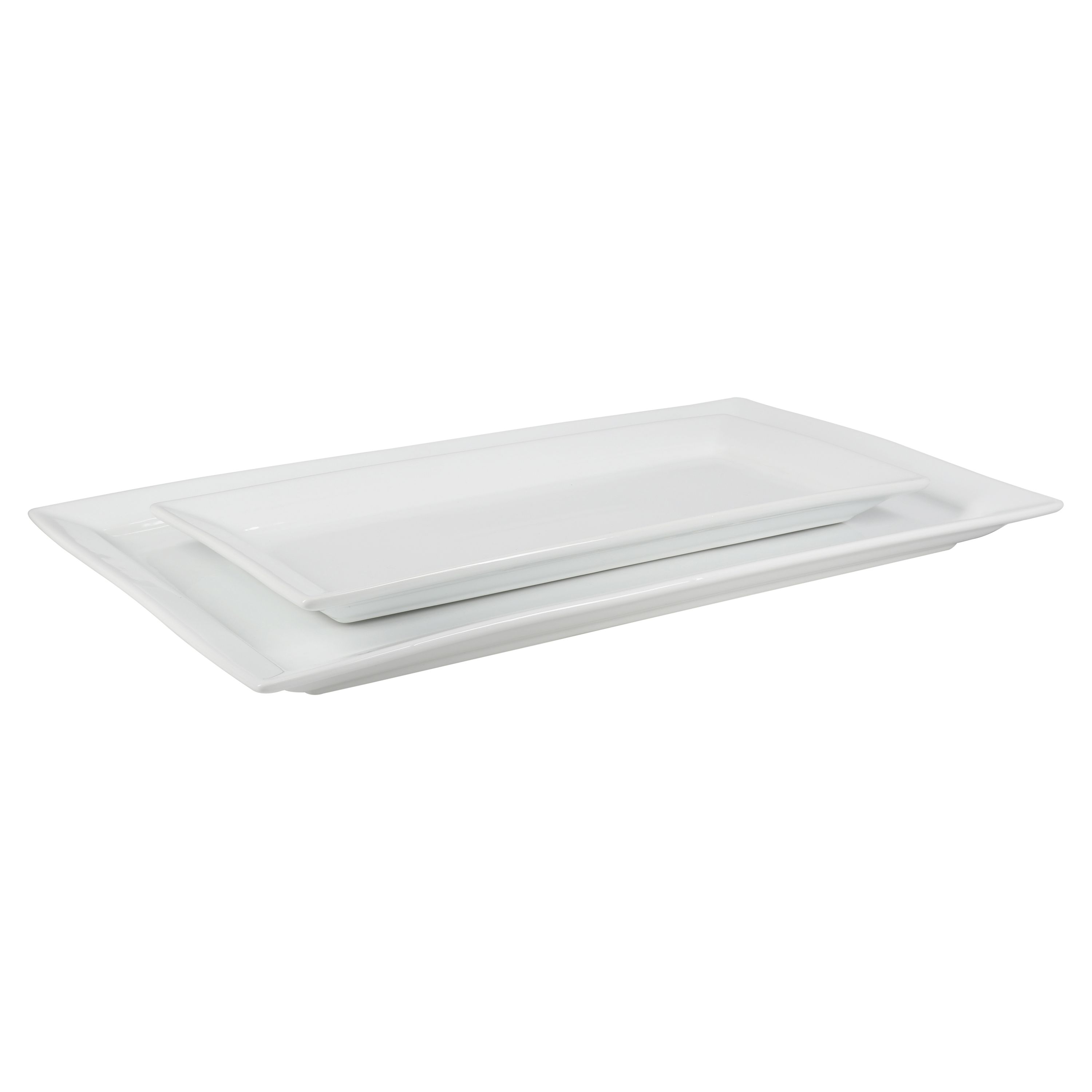 Bia Cordon Bleu Rectangular Porcelain Platters, Set of 2 | Joy