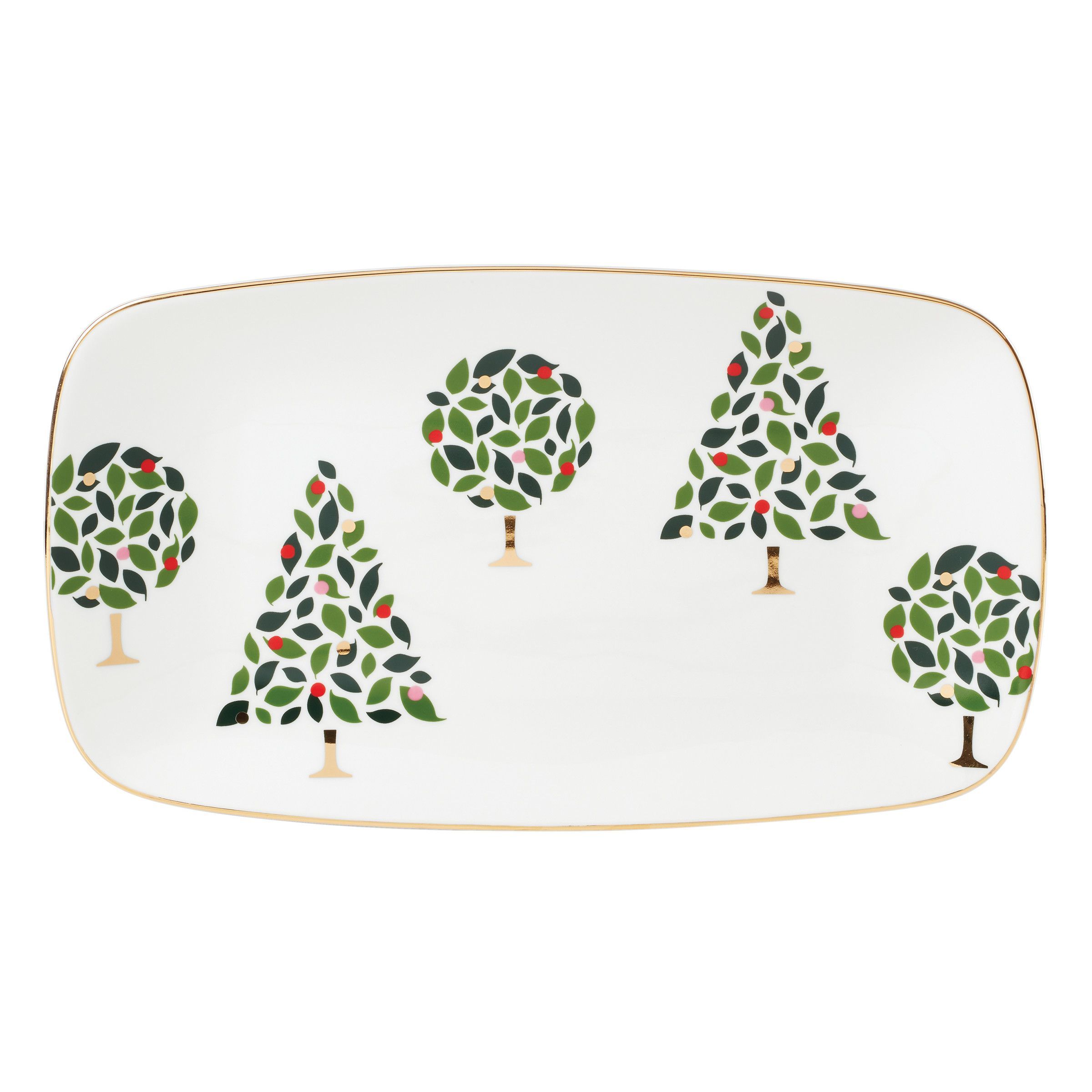 Kate Spade New York Evergreen Hors D'oeuvres Tray | Joy