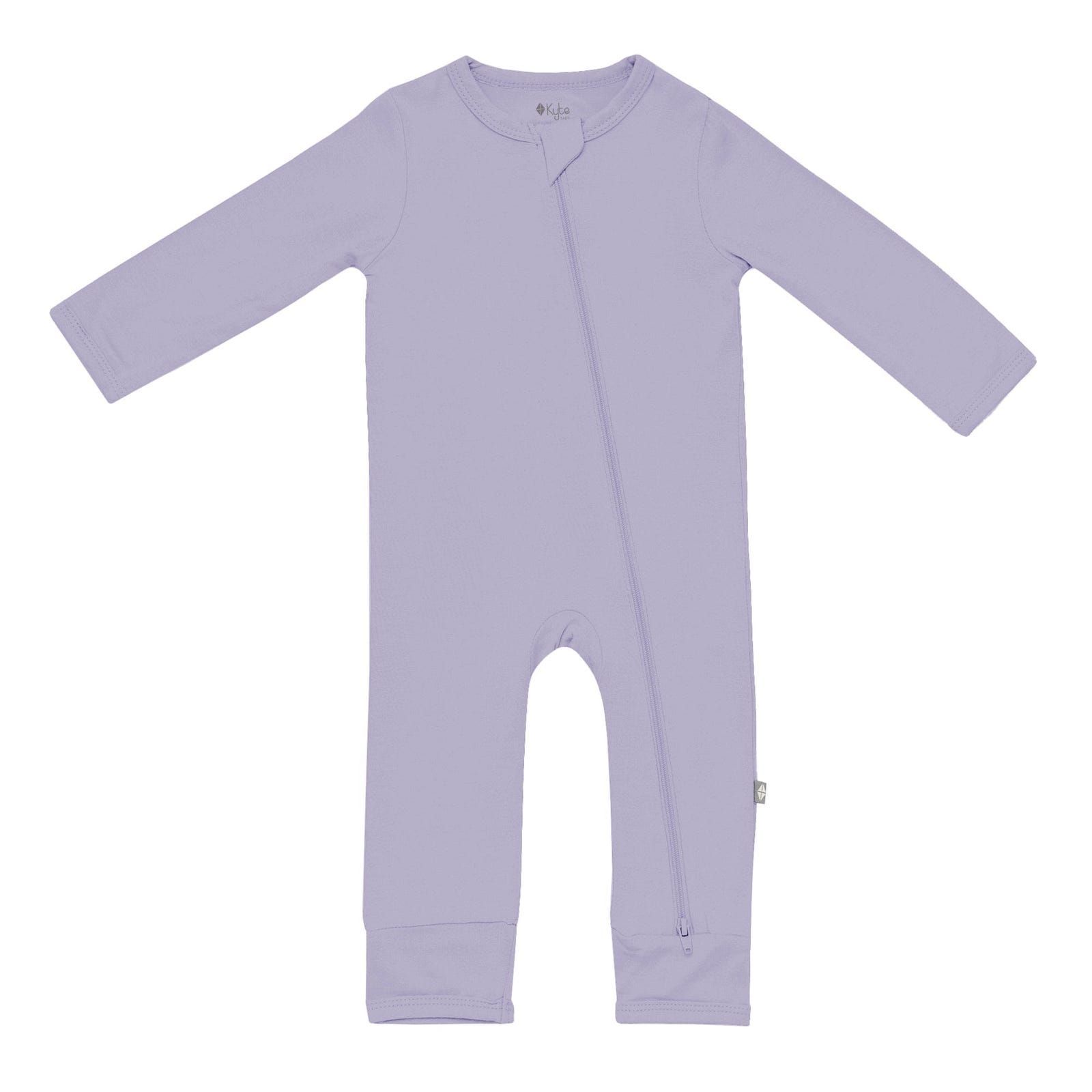 Kyte Baby Zippered Romper in Taro, Newborn | Joy