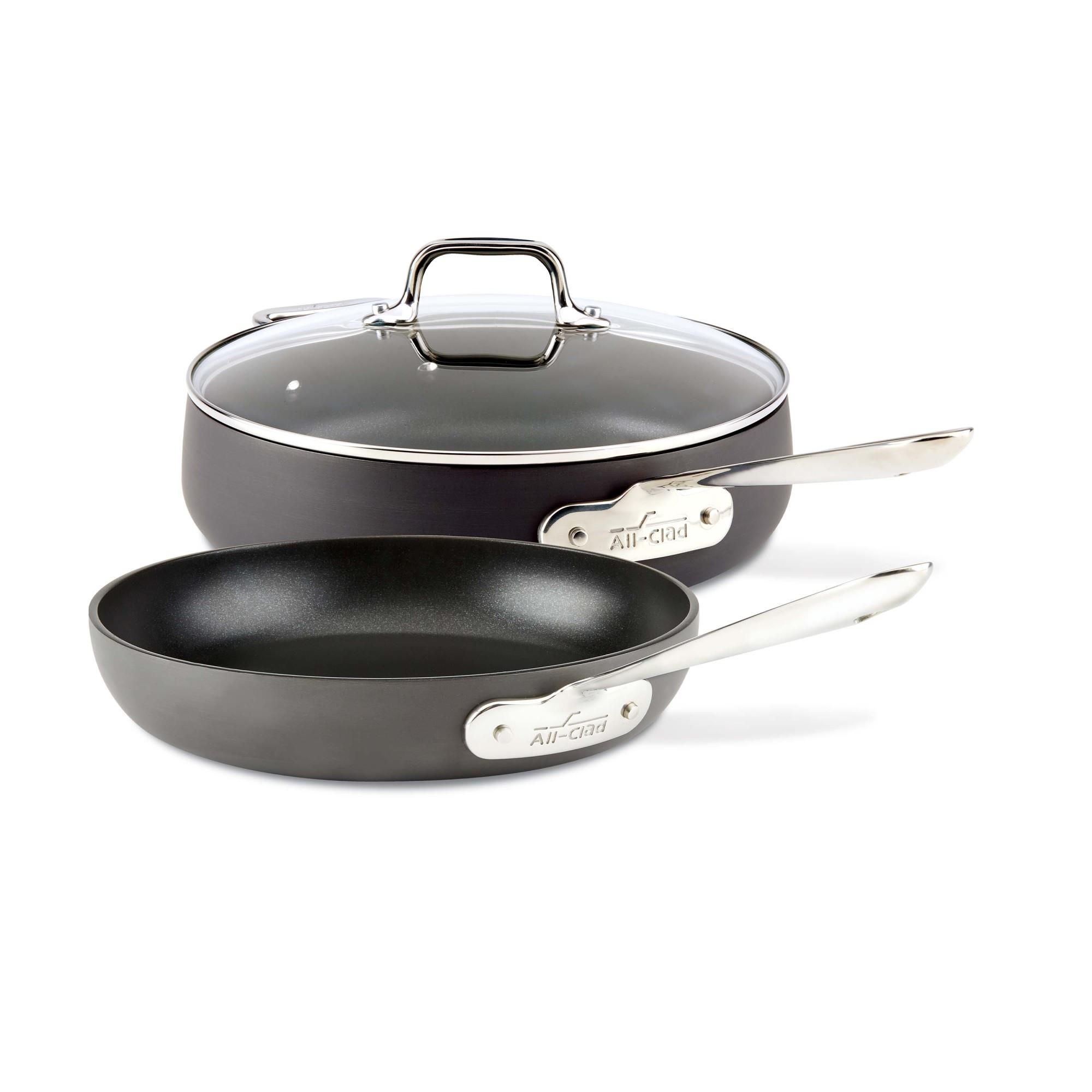 All-Clad HA1 Non-Stick Hard Anodized 3-Piece Cookware Set | Joy