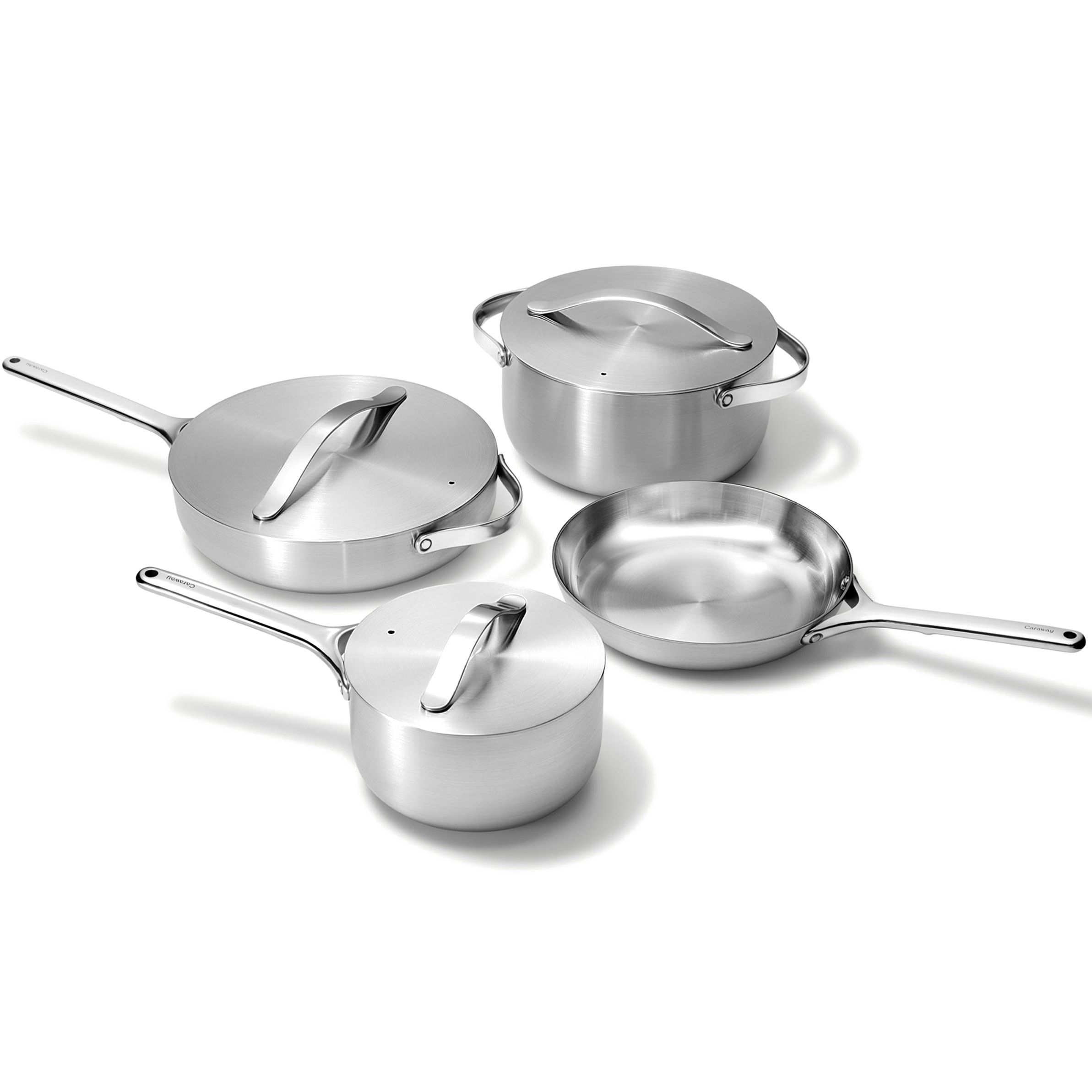Caraway 12 Piece Stainless Steel Cookware Set | Joy