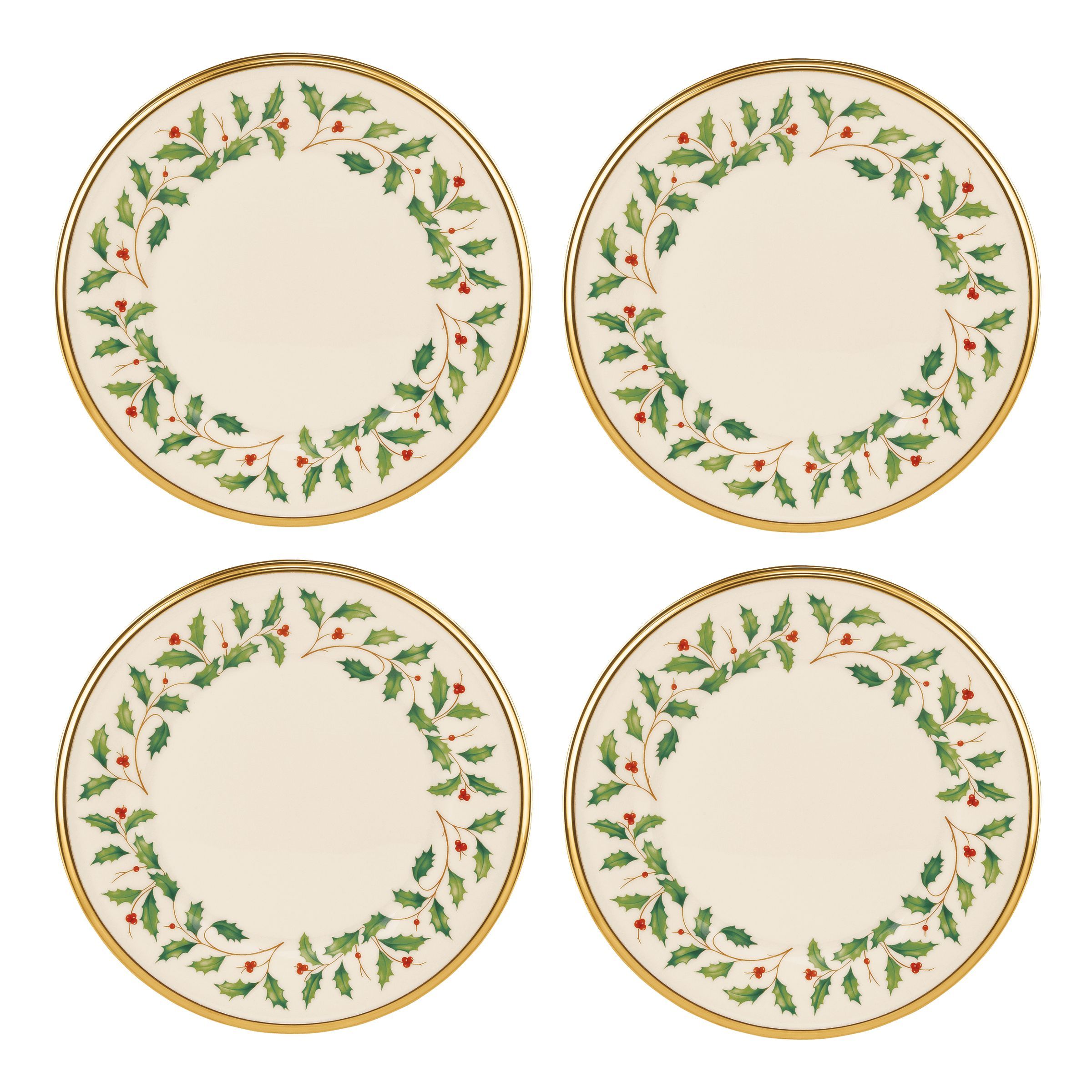Lenox Holiday Salad Plates, Set of 4 | Joy