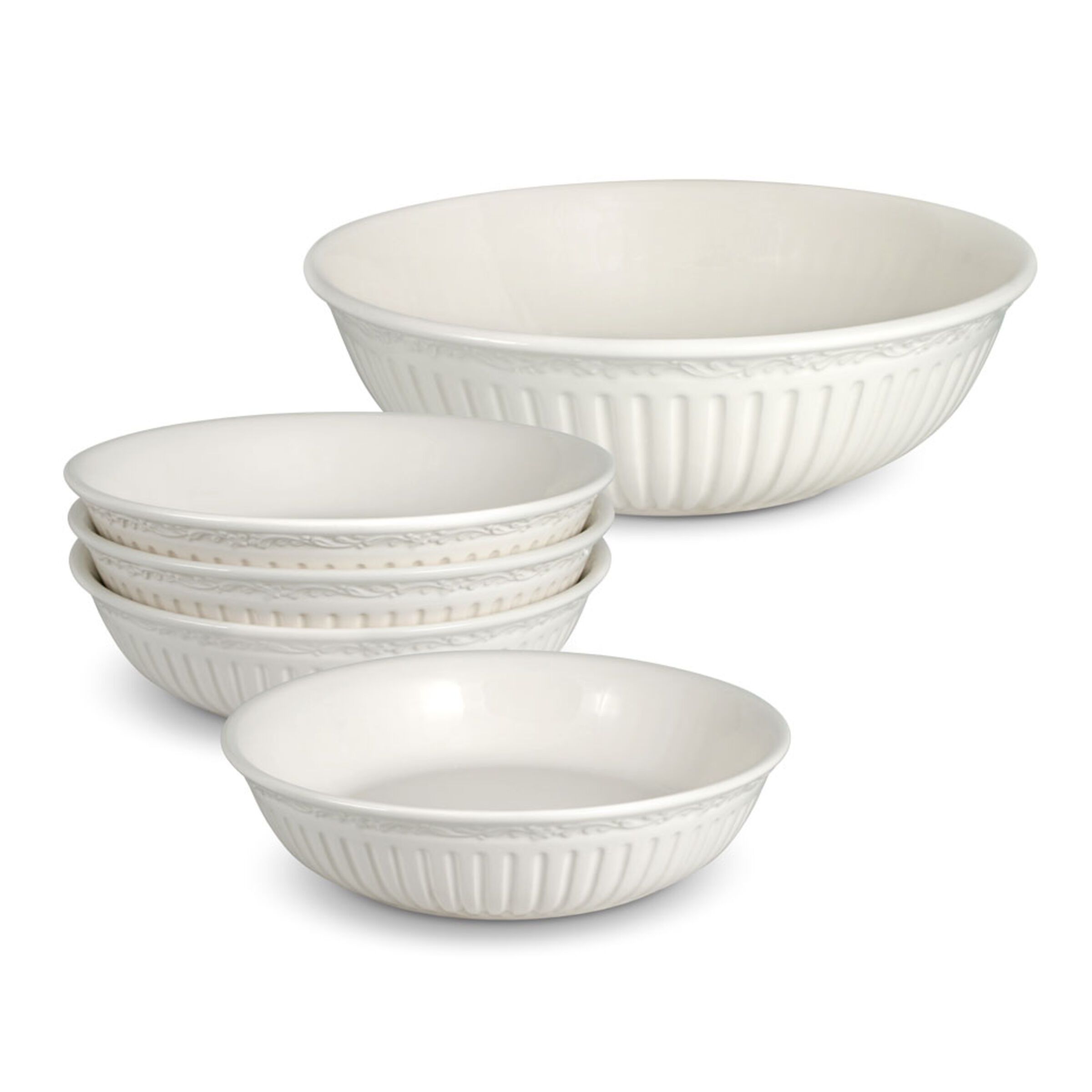 Mikasa Italian Countryside 5-Piece Pasta Bowl Set | Joy
