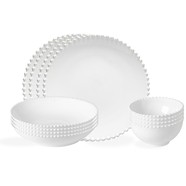 Costa Nova Pearl White 12 Piece Dinnerware Set Service For 4 Joy